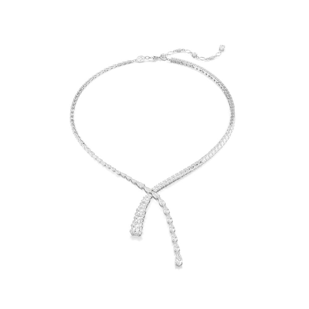 Collar en Y Matrix, Tallas mixtas, Blanco, Recubrimiento en rodio ...